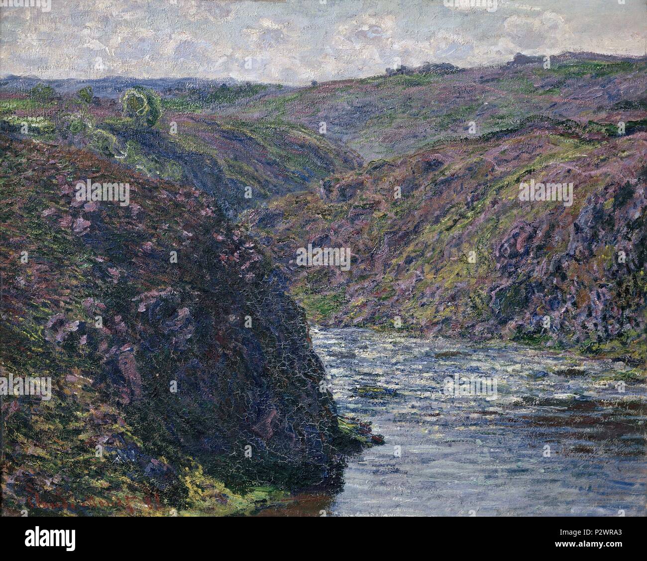 'Ravine of the Creuse at Dusk', 1889, Oil on canvas, 65 x 81 cm. Author ...