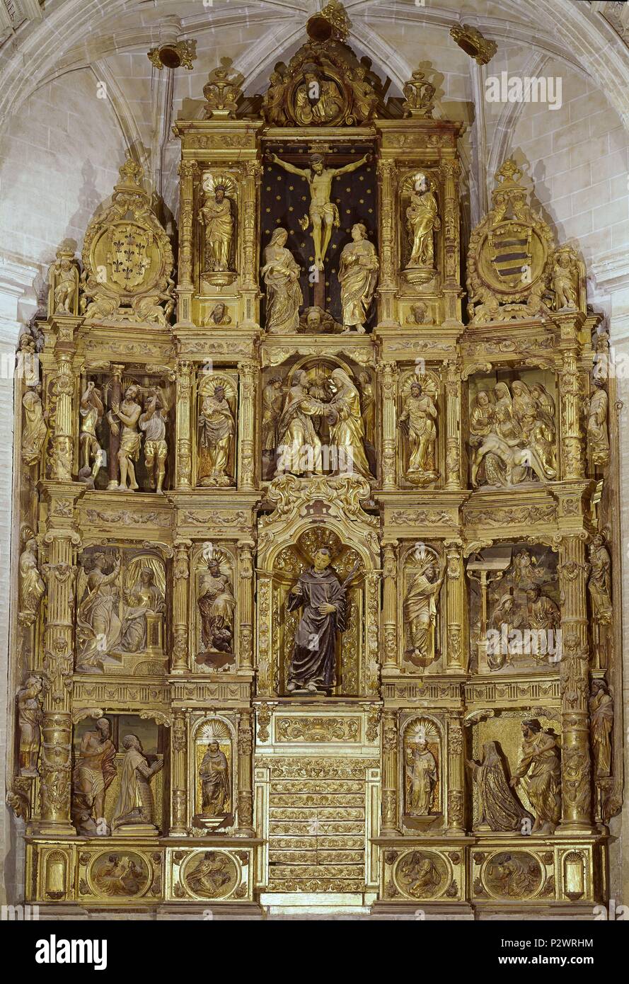 RETABLO MAYOR DE LA IGLESIA DE SAN ROMAN CONVERTIDA EN MUSEO DE LOS ...
