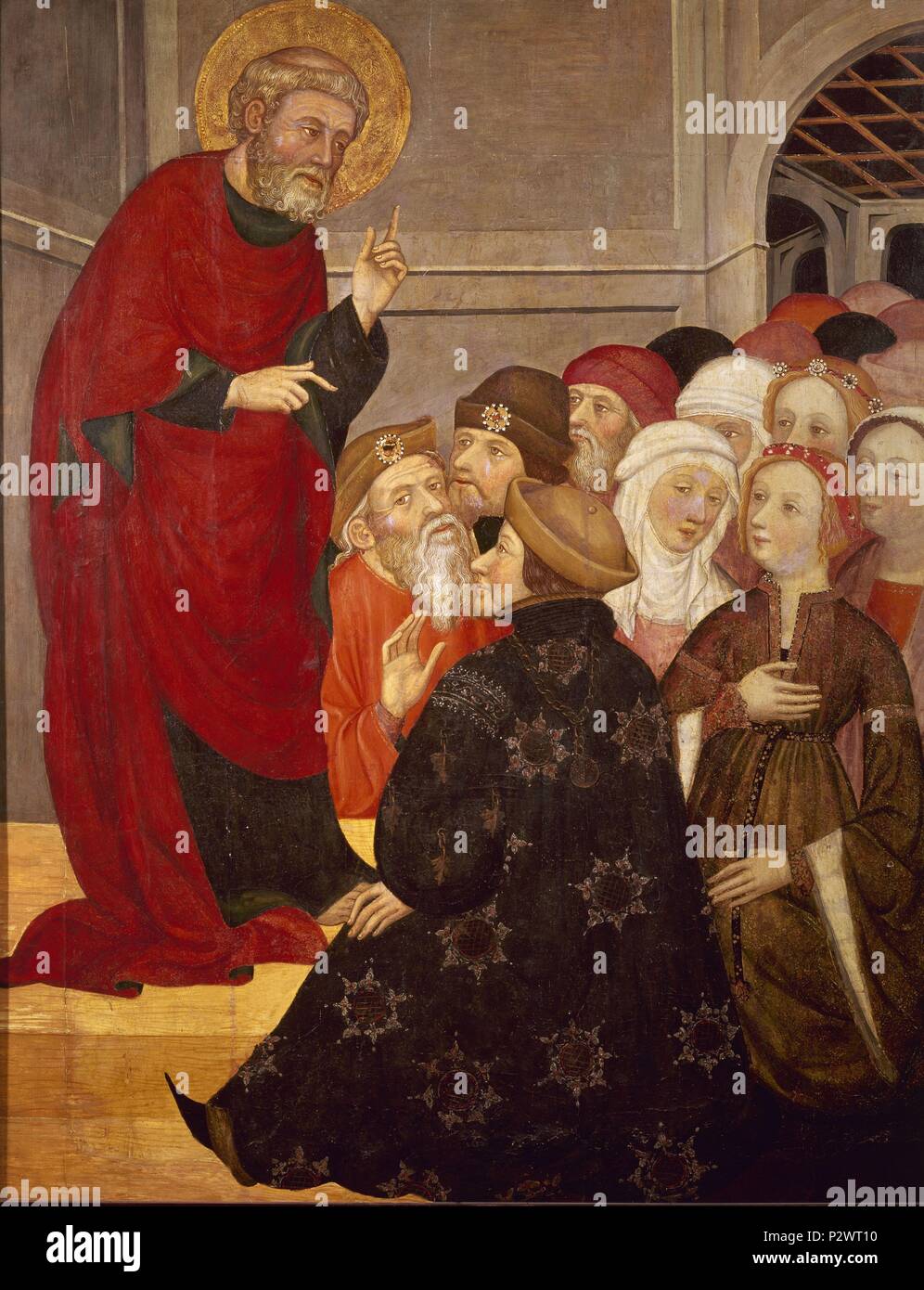 Apostle Peter Preaching