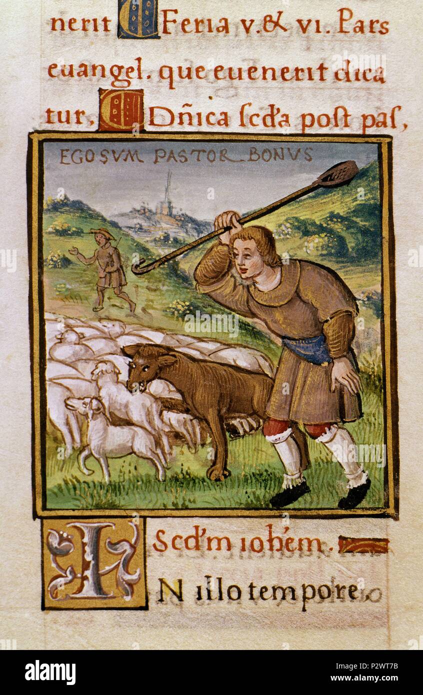 The Good Shepherd Medieval High Resolution Stock Photography and Images ...