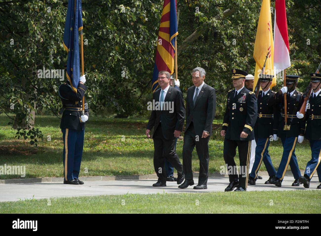 ARLINGTON, Va. (Aug. 1, 2016) Secretary of Defense Ash Carter and Prime ...