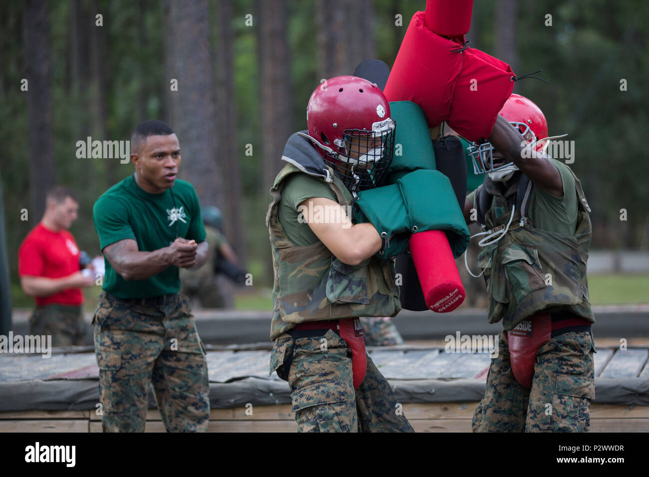 U.S. Marine Corps recruits with Company C., 1st Recruit Training Battalion, Recruit Training ...
