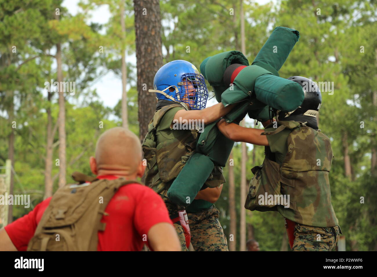 U.S. Marine Corps recruits with Company C., 1st Recruit Training Battalion, Recruit Training ...