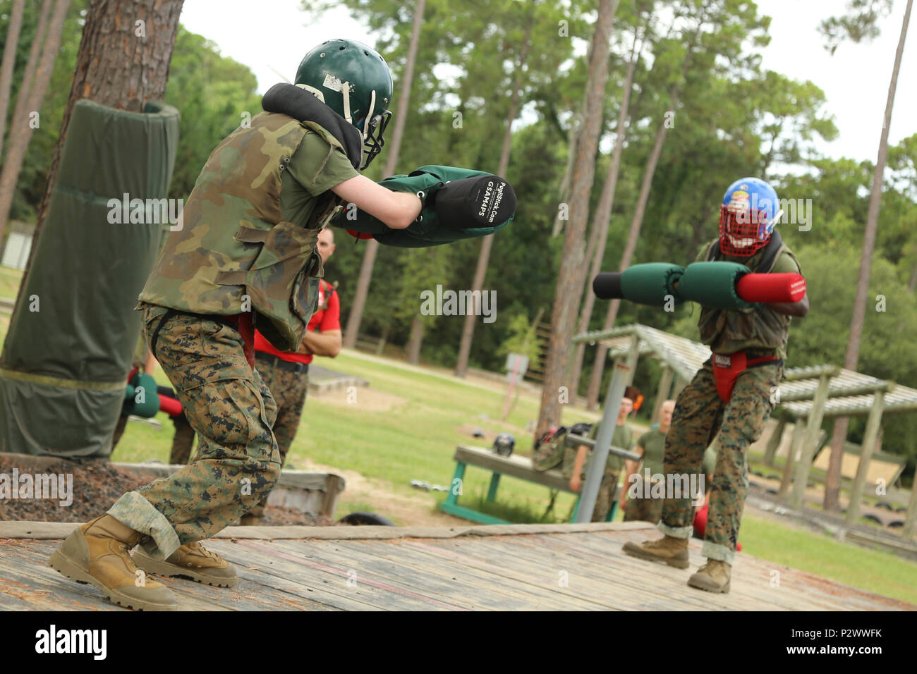 U.S. Marine Corps recruits with Company C., 1st Recruit Training Battalion, Recruit Training ...