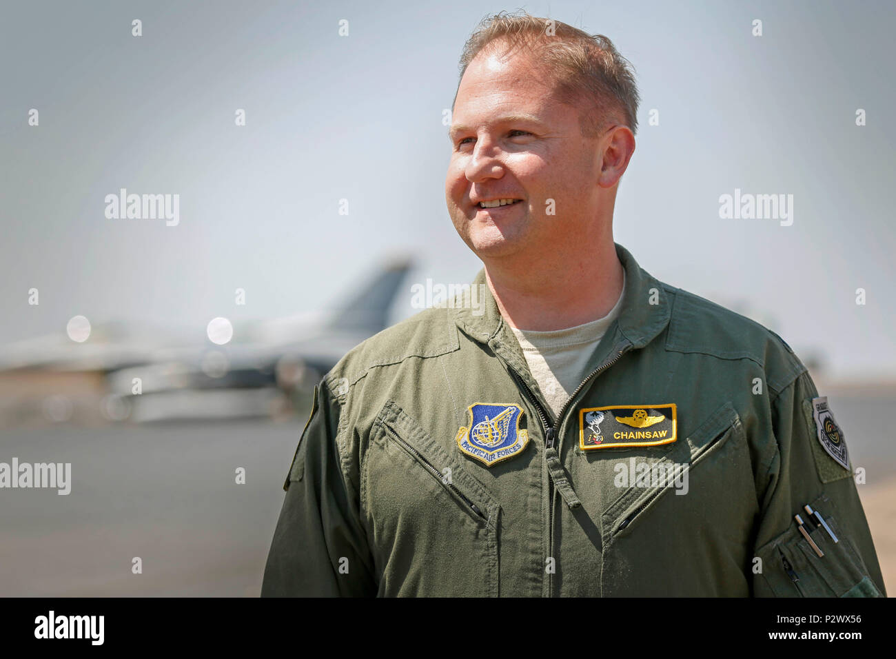 Lieutenant Colonel Mark Heusinkveld, Squadron Commander of the United ...