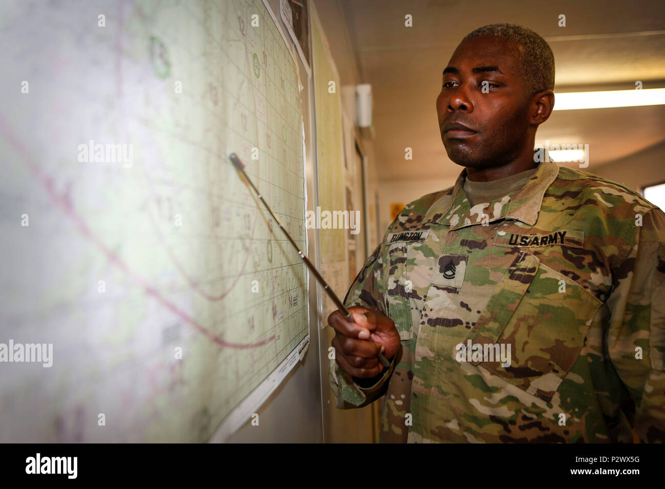Sergeant First Class Jermaine R. Ellington from the United States 5th ...