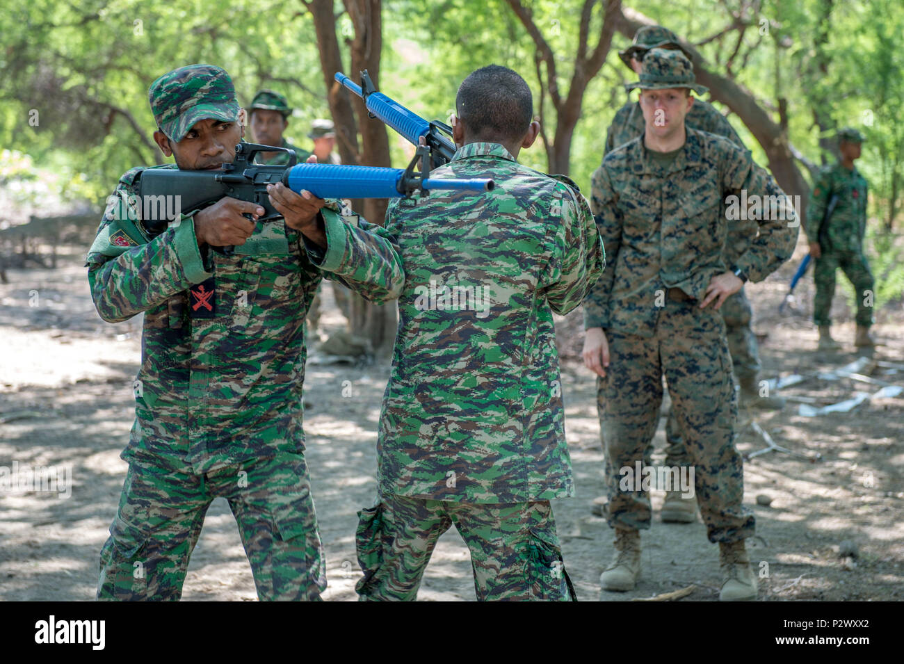 160803-N-DH124-200 DILI, Timor-Leste (Aug. 3, 2016) - U.S. Marine Staff ...