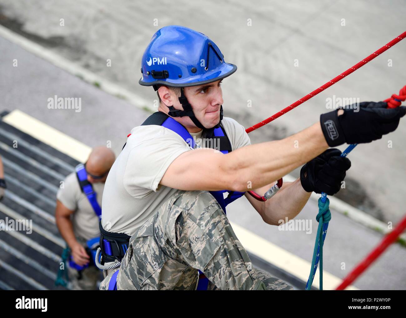 Airman Ryan Neuville, 31st Civil Engineer Squadron fire protection ...