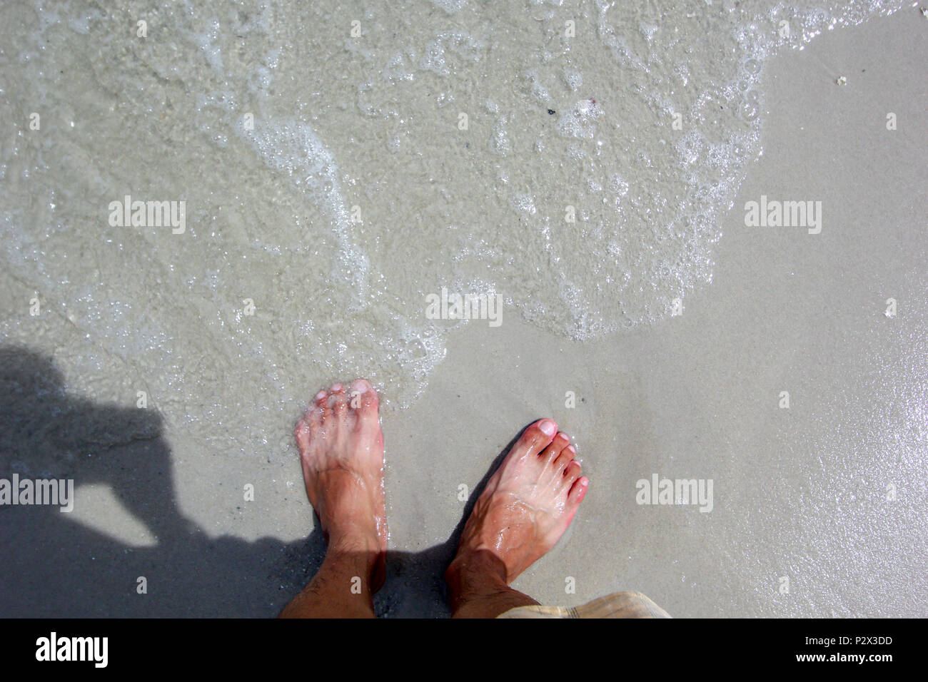 My footh under water Stock Photo - Alamy