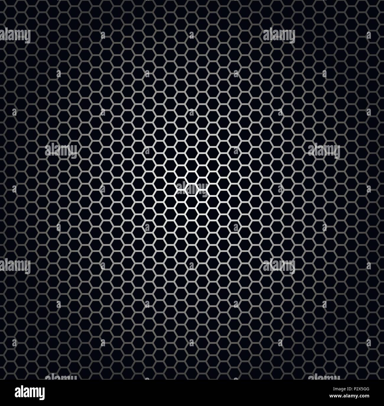 Seamless pattern, metal grid with hexagonal holes Stock Vector Image ...