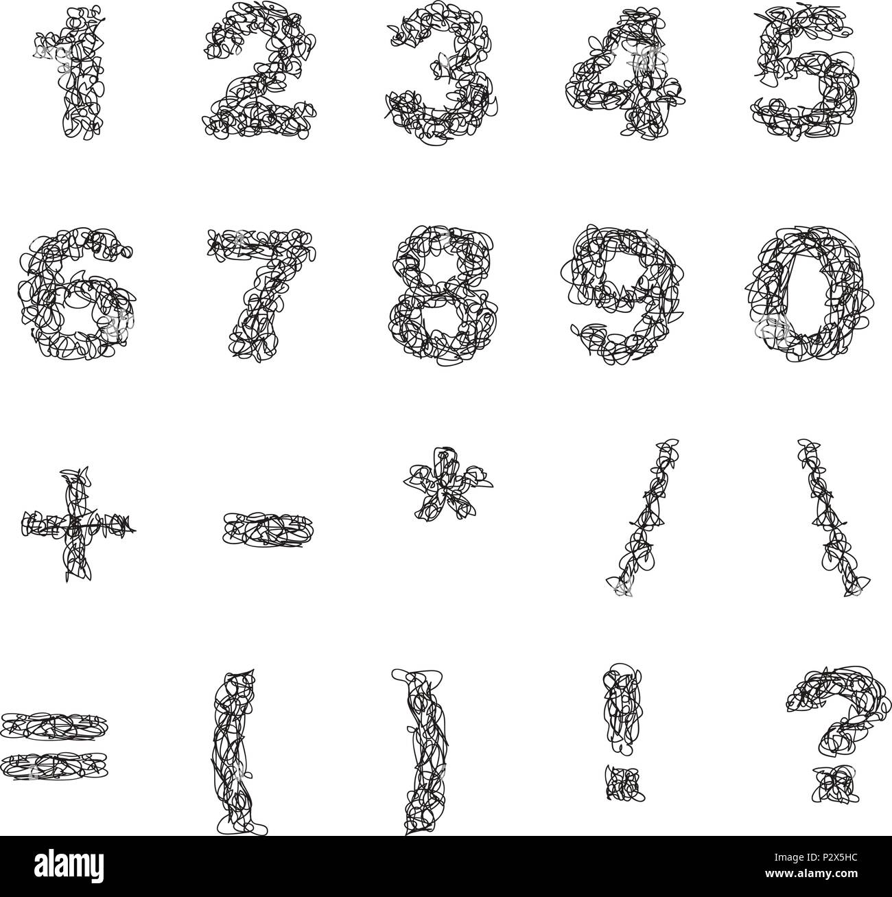 Math symbols drawn hi-res stock photography and images - Alamy