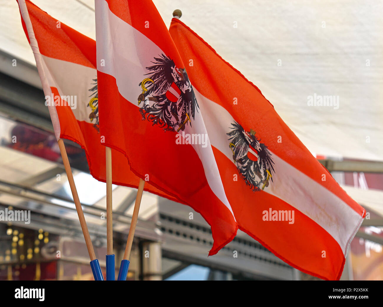 Austrian flags hi-res stock photography and images - Alamy