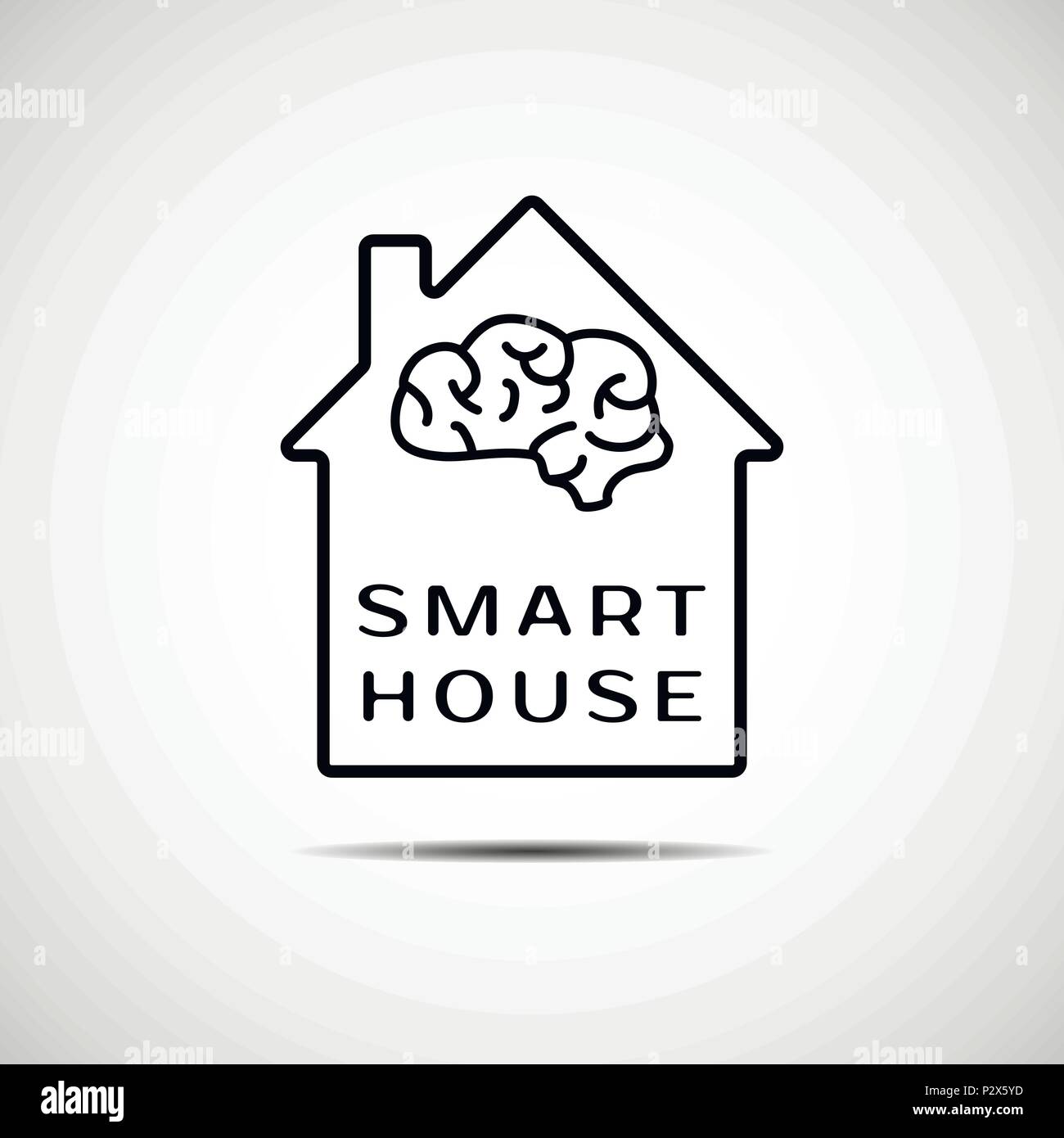 Smart house device line Stock Vector Images - Alamy