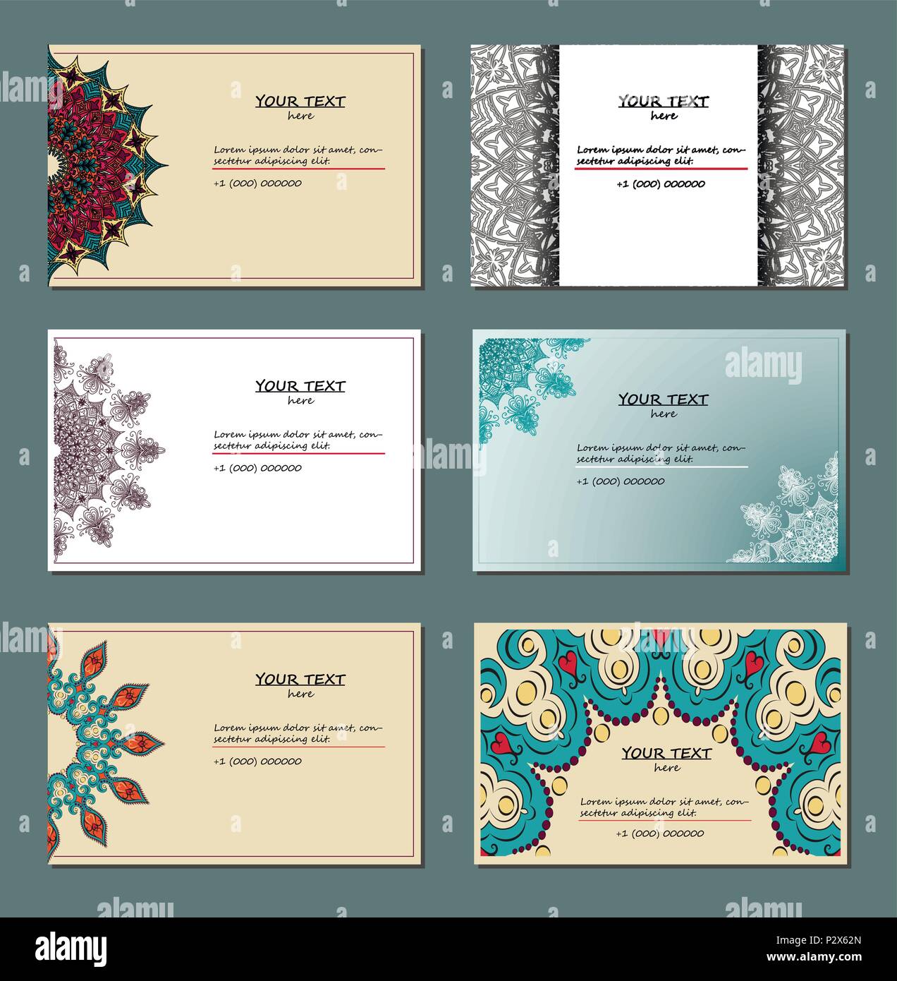 Motif collection Stock Vector Images - Alamy