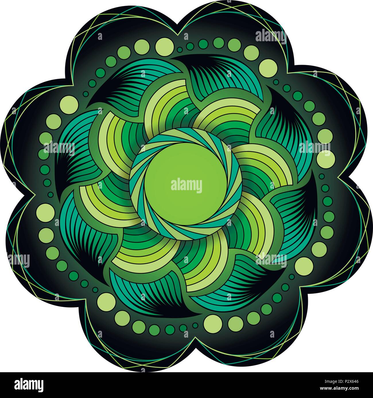 Mandala, tribal ethnic ornament, vector art Stock Vector Image & Art ...