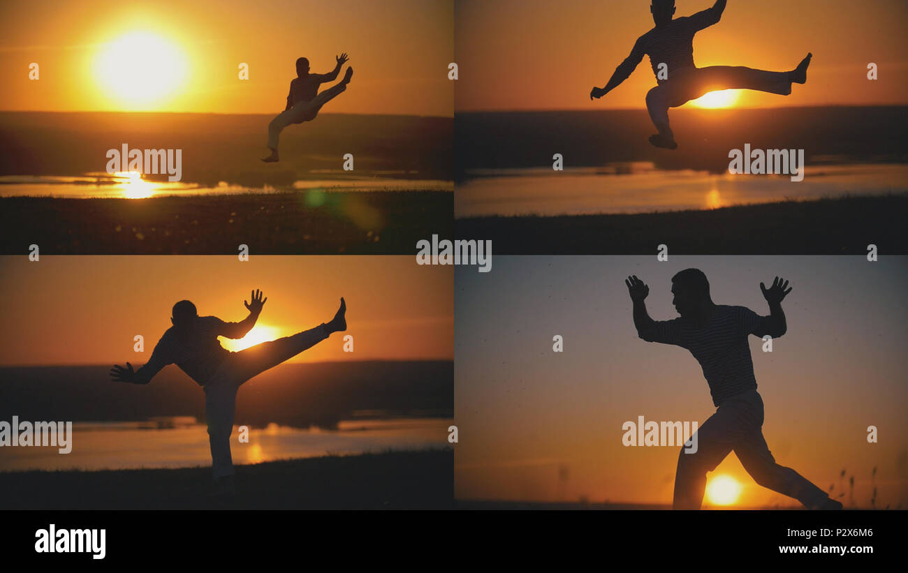 Karate front kick hi-res stock photography and images - Alamy