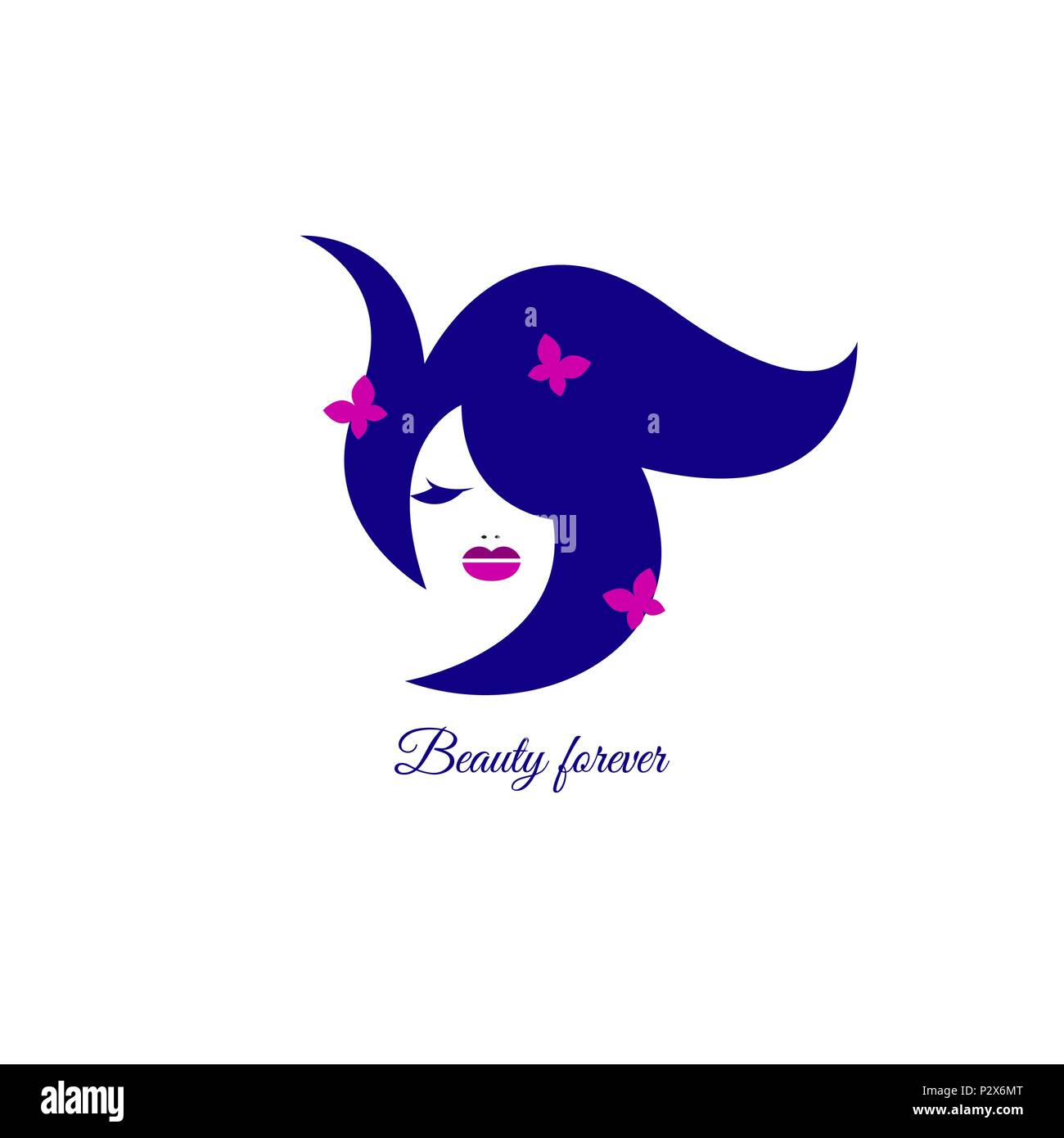 Logo beauty salon Stock Vector Image & Art - Alamy