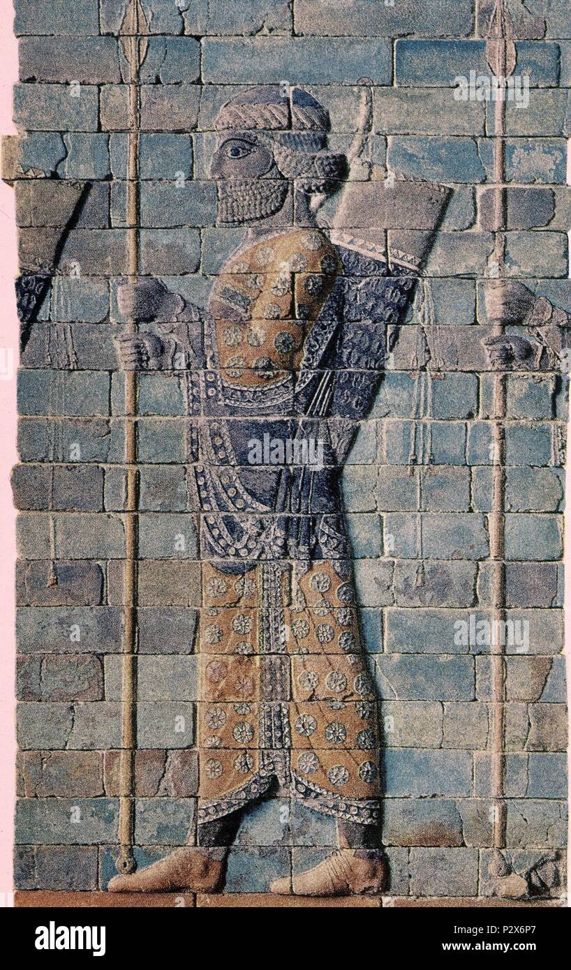 R-FRISO CERAMICA LLAMADO ARQUERO DE DARIO-PERSA. Location: BRITISH ...