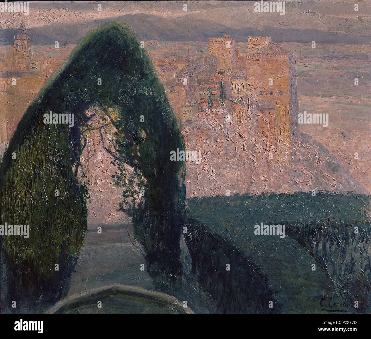 GRANADA-JARDIN DE LINDARAJA 1926. Author: Carlos Lezcano (1871-1929 ...