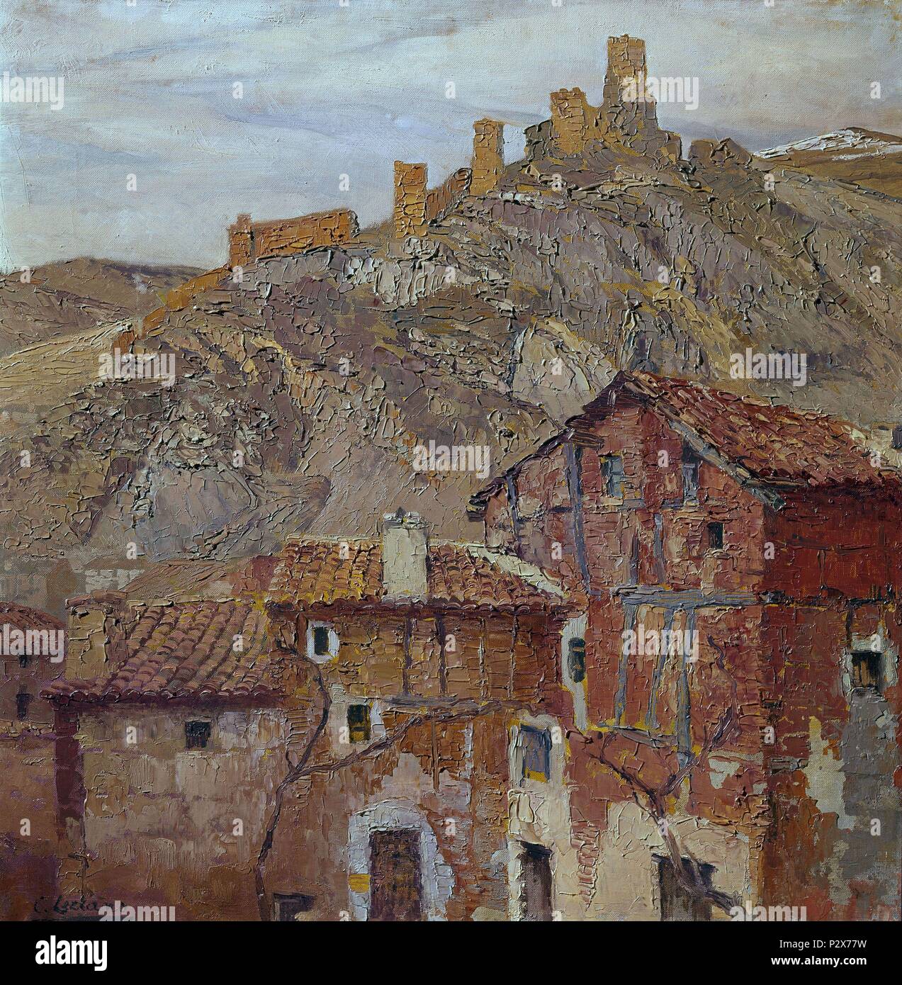 Castle of Albarracin (Teruel) . Castillo de Albarracin. 1929. Madrid ...