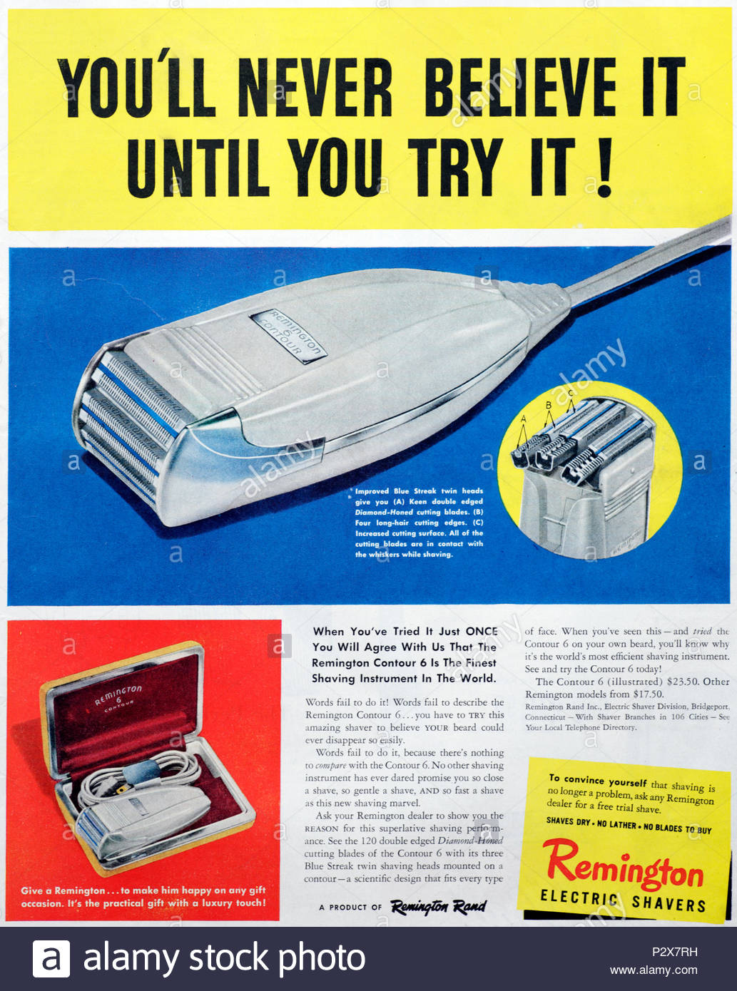 Old remington ad hi-res stock photography and images - Alamy