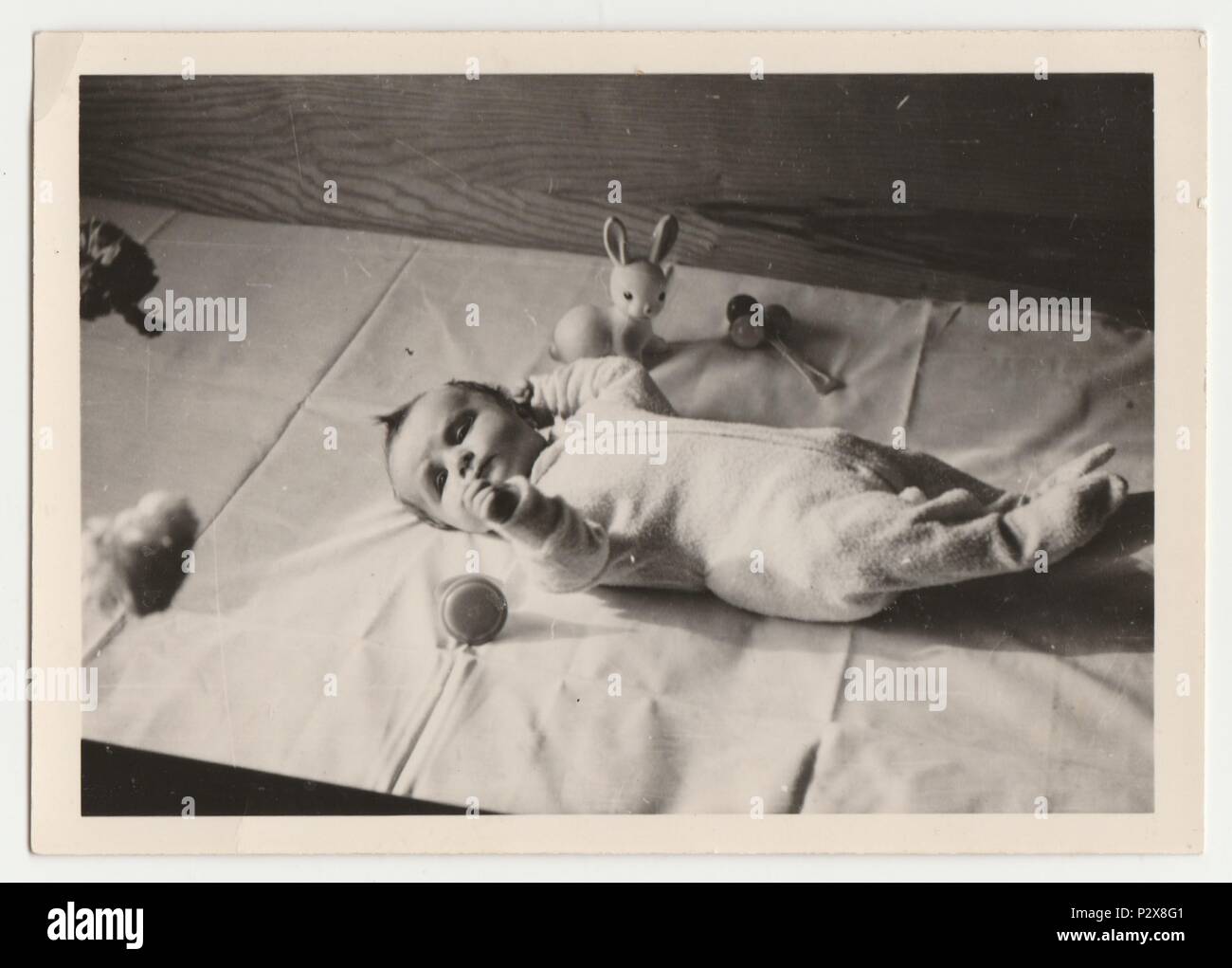 THE CZECHOSLOVAK SOCIALIST REPUBLIC - APRIL 4, 1970: Vintage photo ...