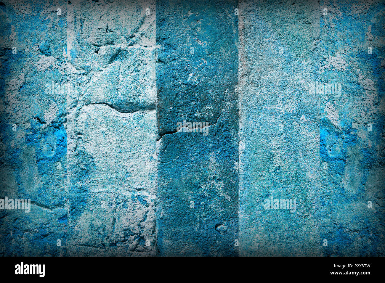 Brick texture. Brick wall. Blue color Stock Photo - Alamy