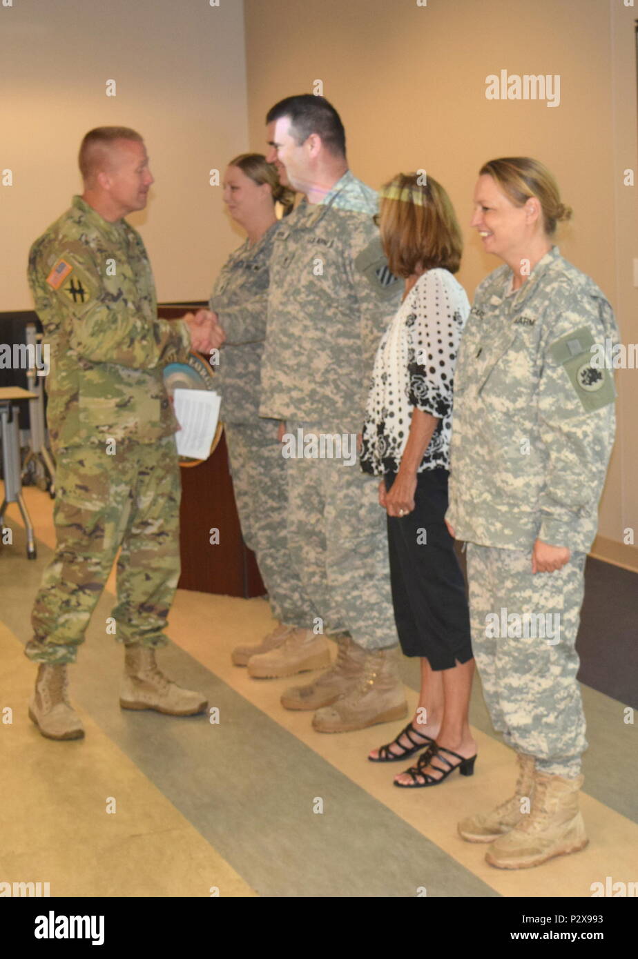 Brigadier General Tom Carden, commander of the Georgia Army National ...