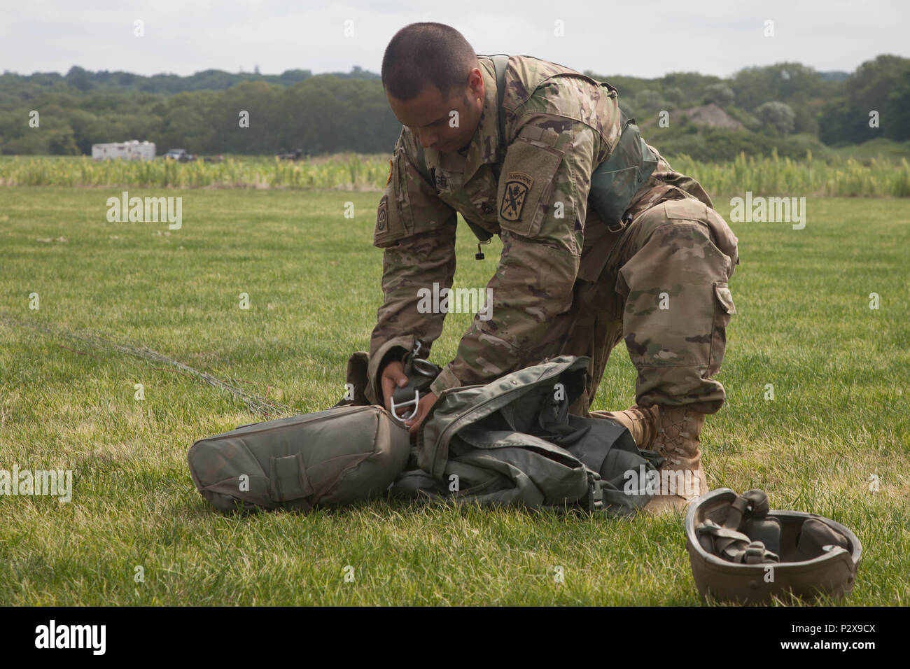 U.S. Army Paratrooper Sgt. First Class Adrian Rangel, 95th Civil ...