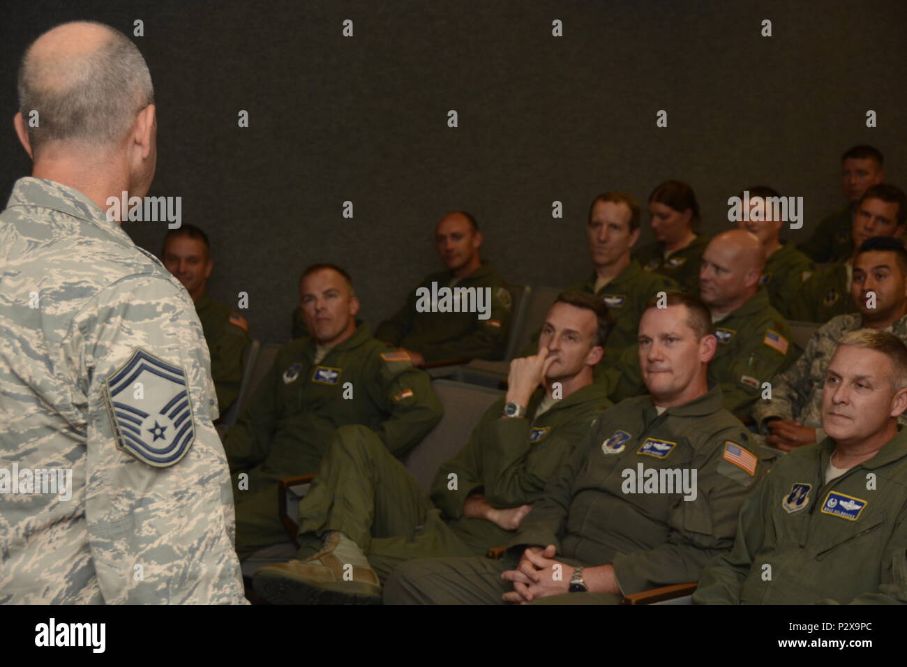 U.S. Air Force Senior Master Sgt. Danny Sherrill, flight engineer for ...