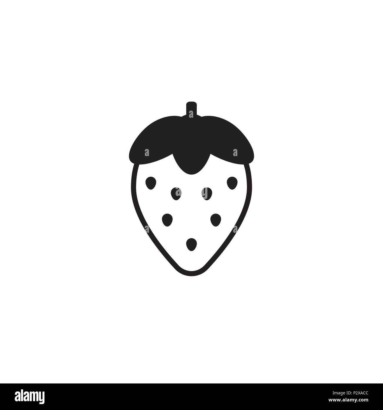 Cartoon fruit logo Black and White Stock Photos & Images - Alamy