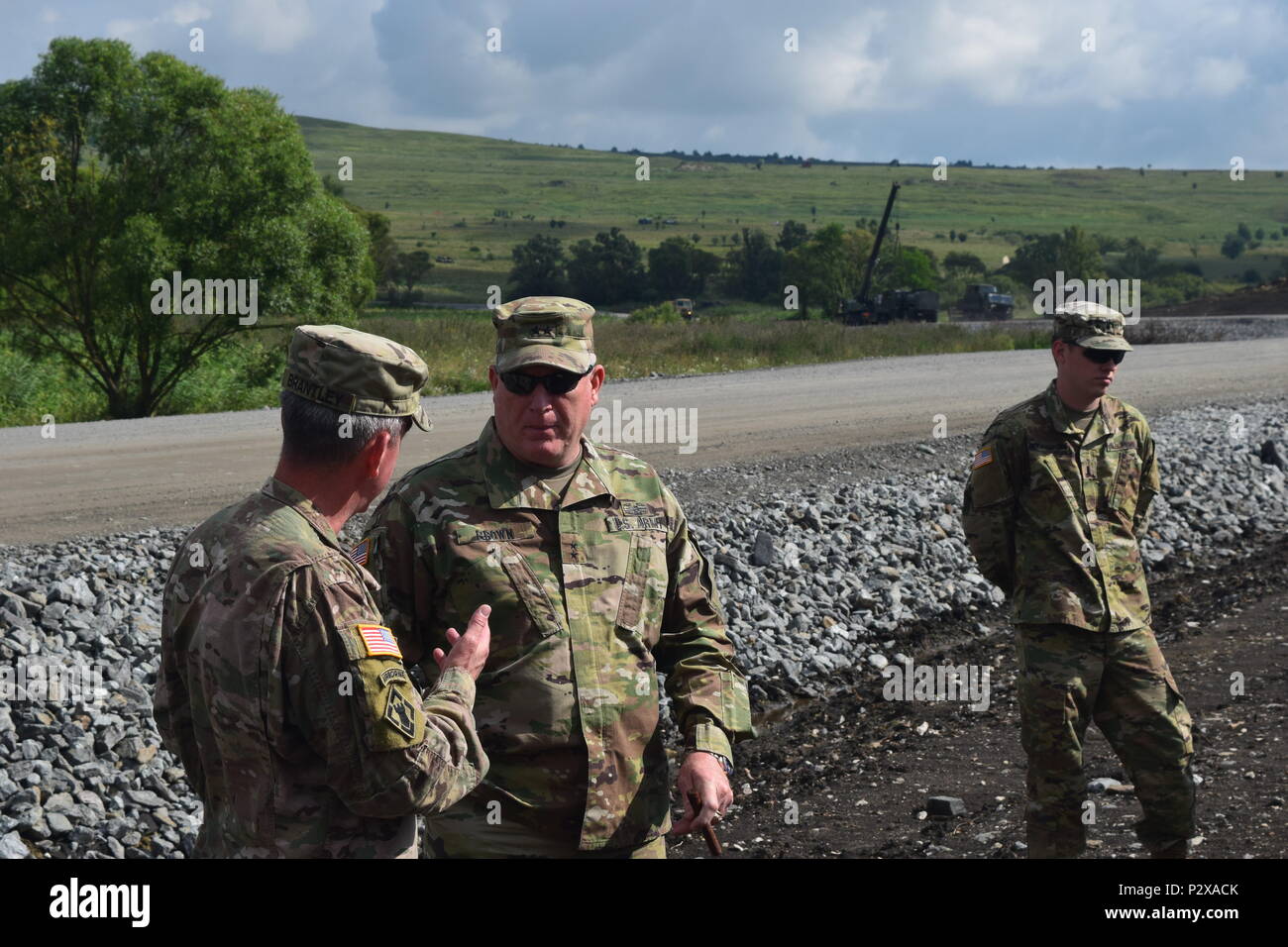 Maj. Gen. Brown, Jr. (center right), Deputy Commanding General Reserve ...
