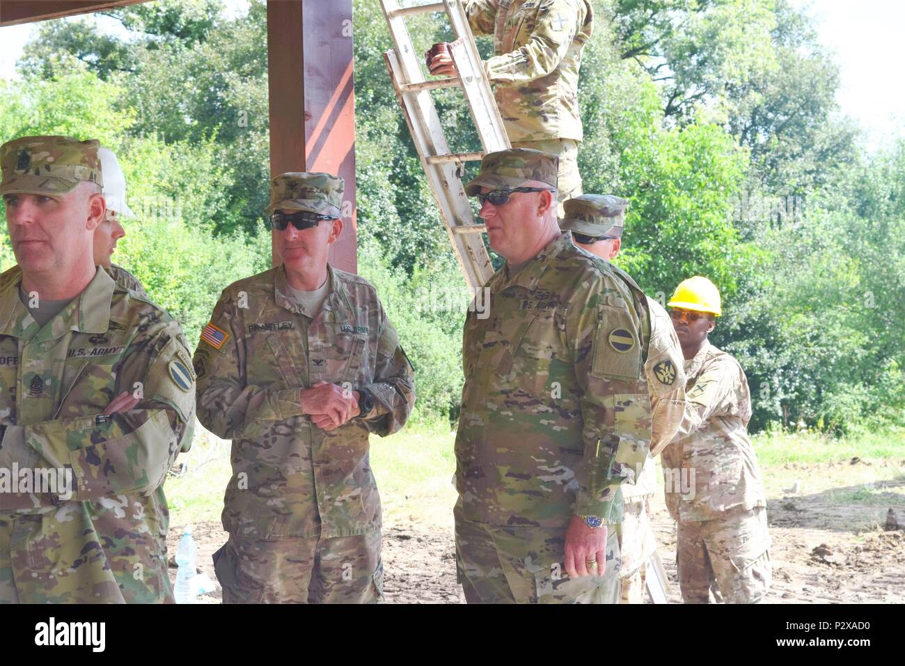 Maj. Gen. Brown, Jr. (center right), Deputy Commanding General Reserve ...