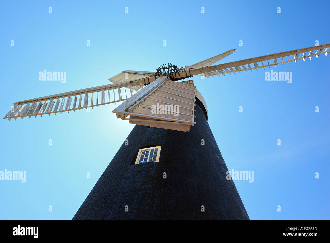 Burgh-le-Marsh Five Sailed Windmill, Lincolnshire, UK Stock Photo - Alamy
