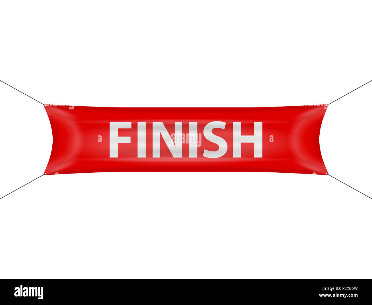 Finish banner Cut Out Stock Images & Pictures - Alamy