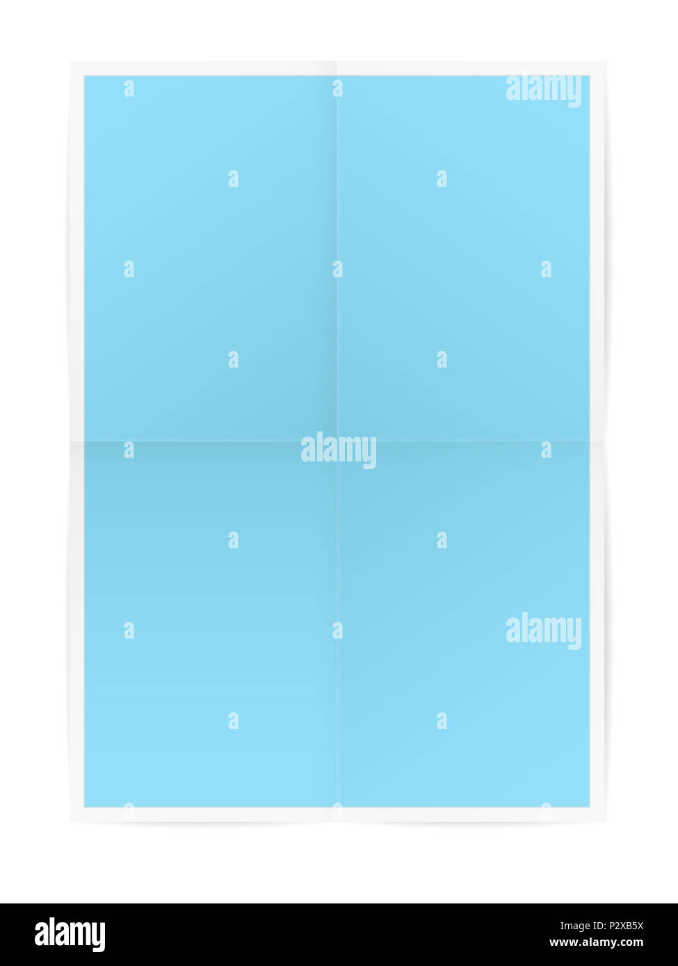 Folded paper on a white background. Vector illustration Stock Photo - Alamy