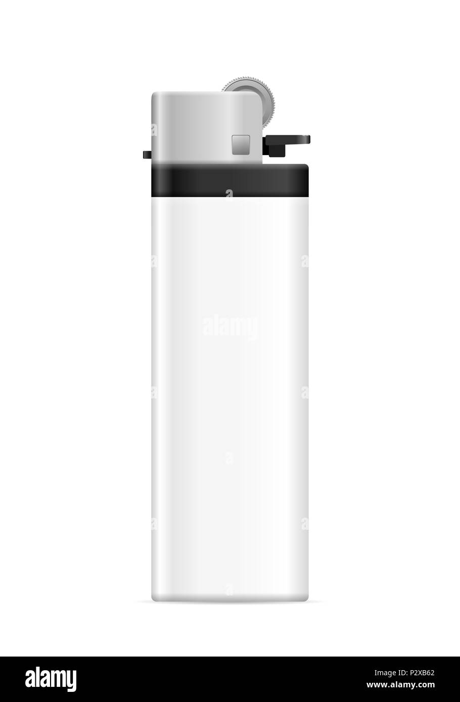 Lighter on a white background. Vector illustration Stock Photo - Alamy