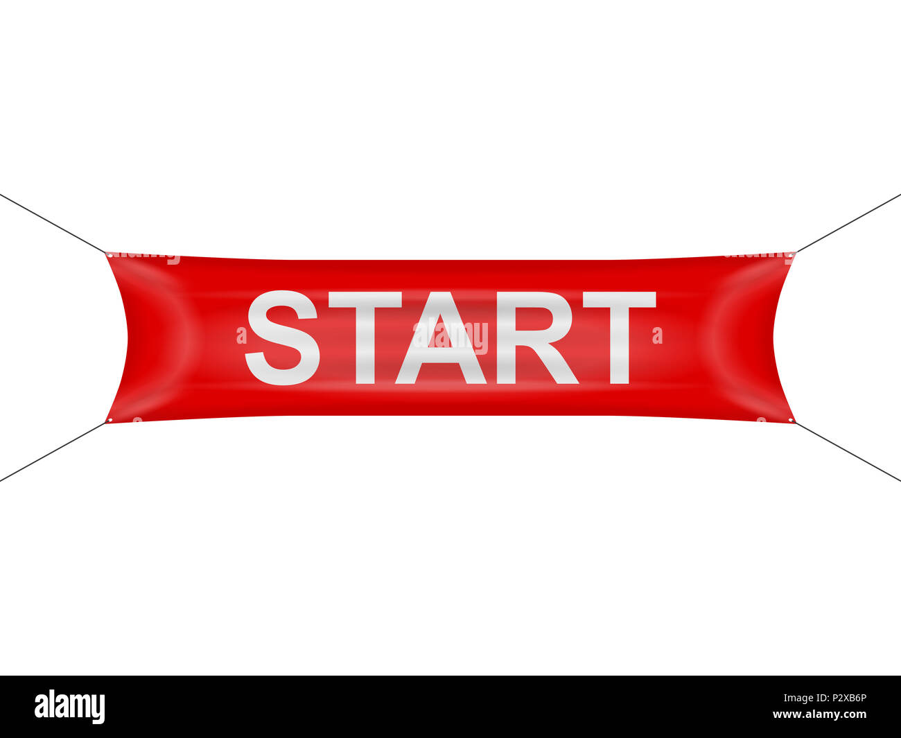Running race start banner hi-res stock photography and images - Alamy