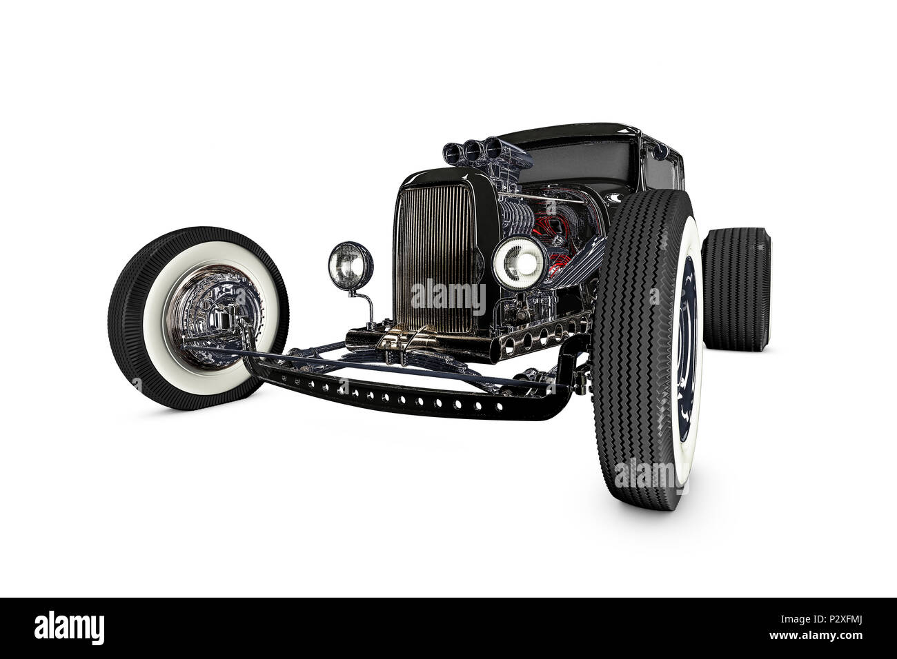 Classic vintage sports hot rod Cut Out Stock Images & Pictures - Alamy