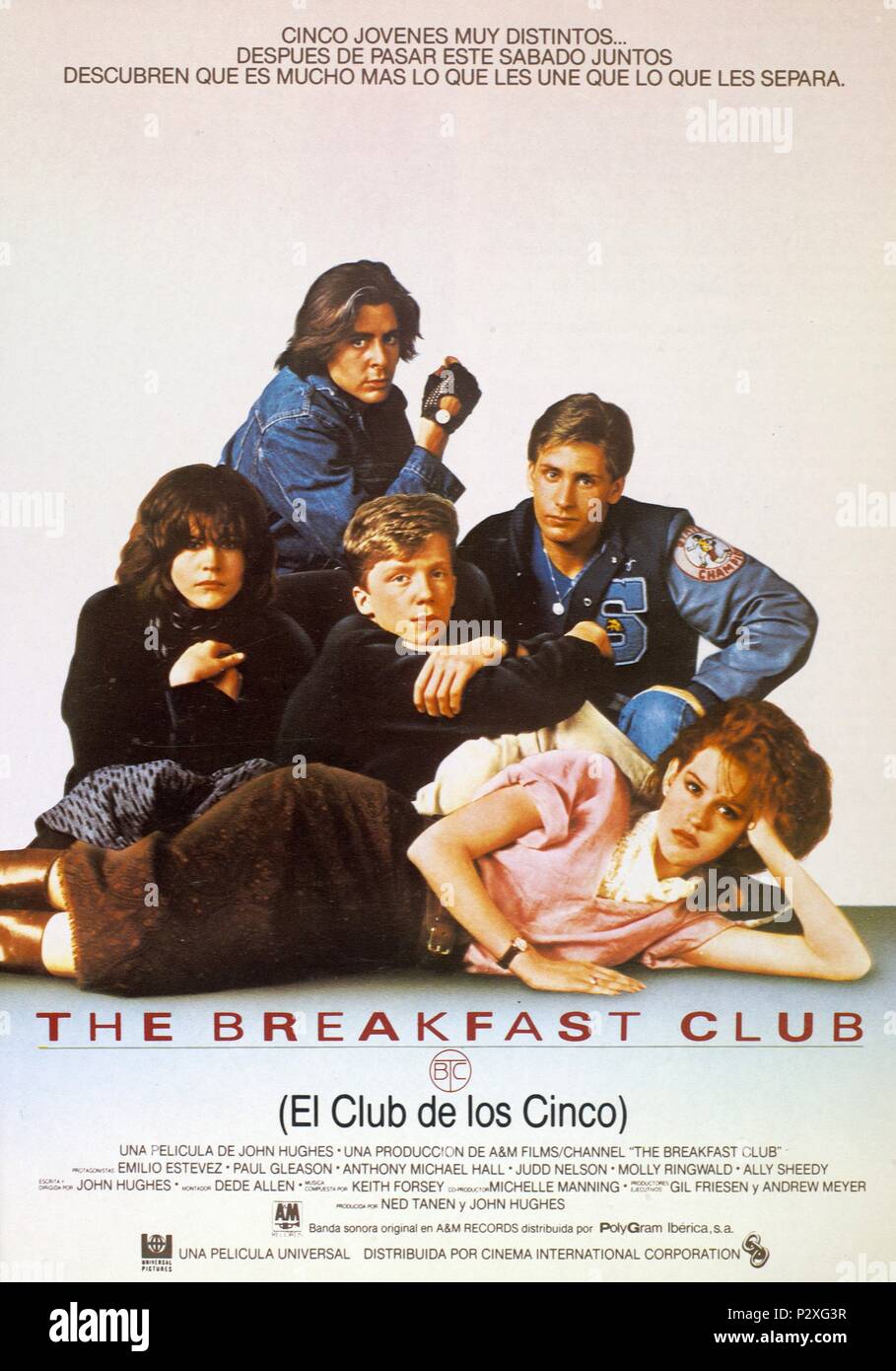 1985 the breakfast club hi-res stock photography and images - Alamy