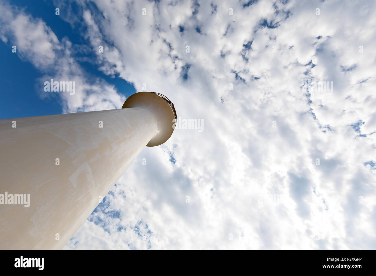 Fisheye view of the Borgot, or Cape Harisse lighthouse of Cap aux ...