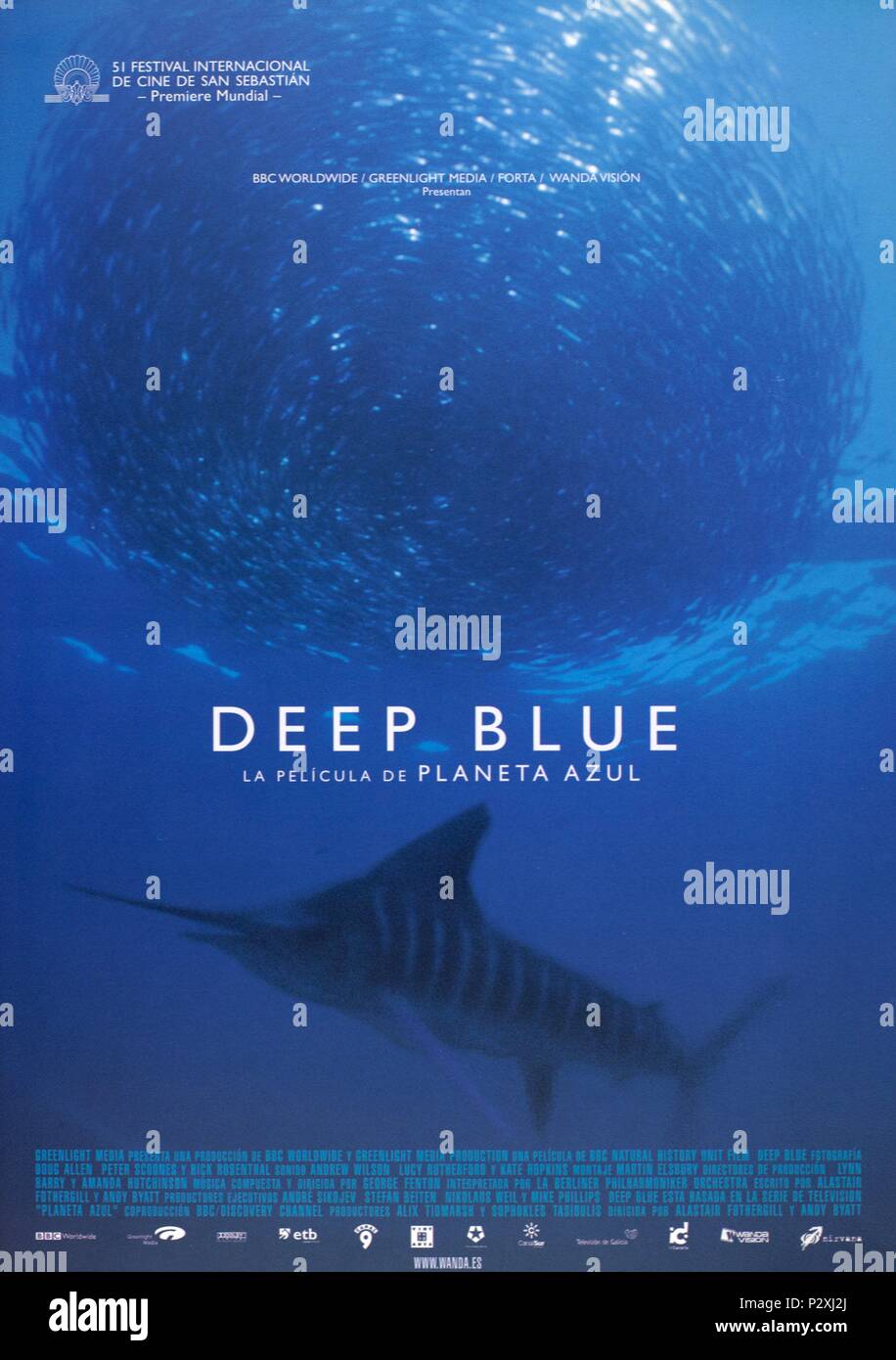 Original Film Title: DEEP BLUE. English Title: DEEP BLUE. Film Director ...
