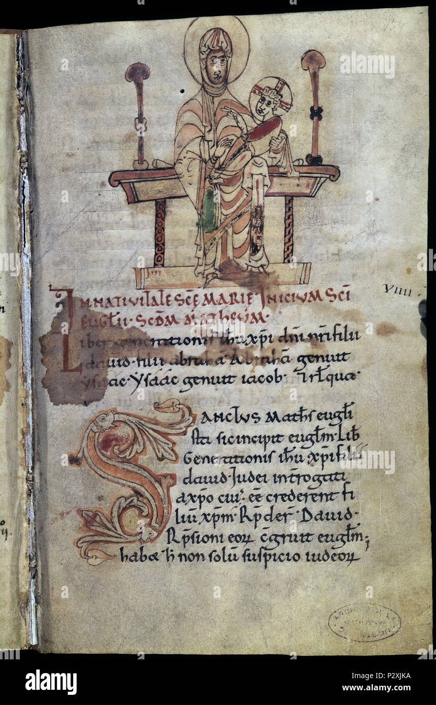 Venerable bede manuscript hi-res stock photography and images - Alamy