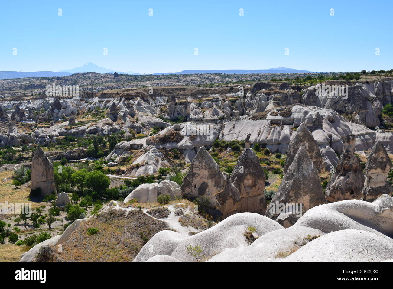Cappadocia aerial view - Goreme Stock Photo - Alamy