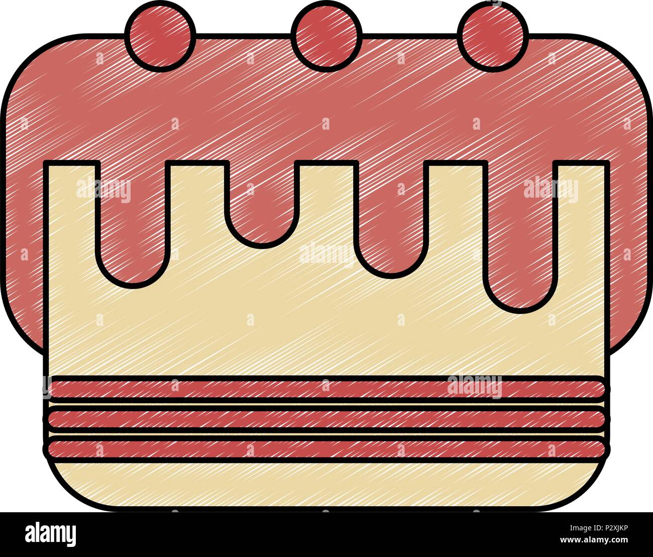 Scribble cake hi-res stock photography and images - Alamy
