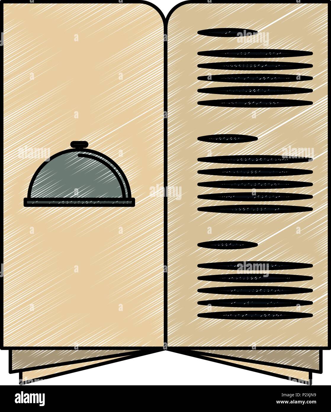 Restaurant menu isolated scribble Stock Vector Image & Art - Alamy