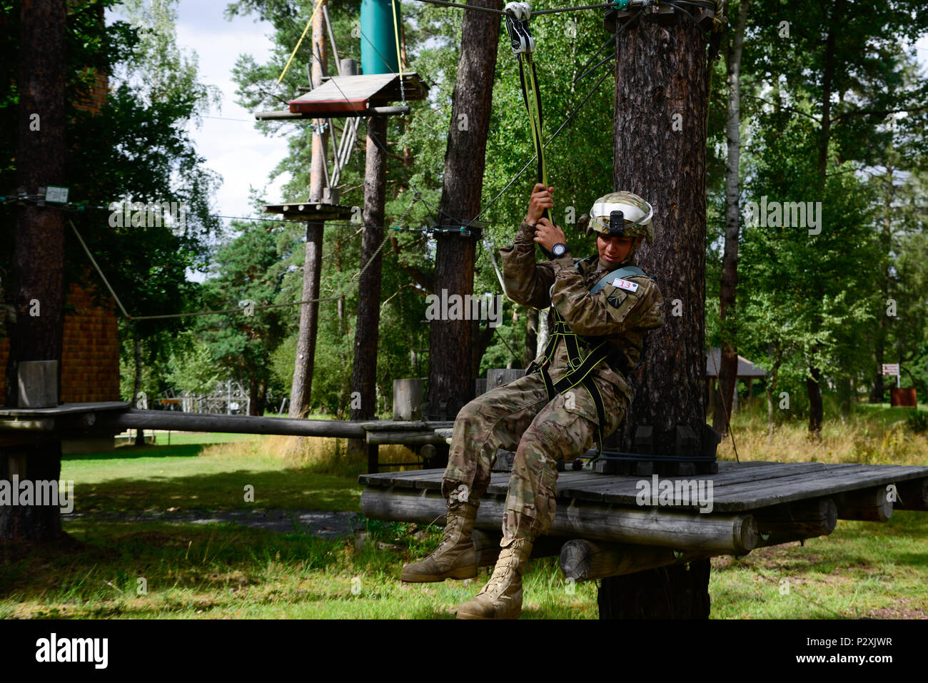 GRAFENWOEHR, Germany -- Staff Sgt. Vanessa Carrillo of the 21st Theater ...