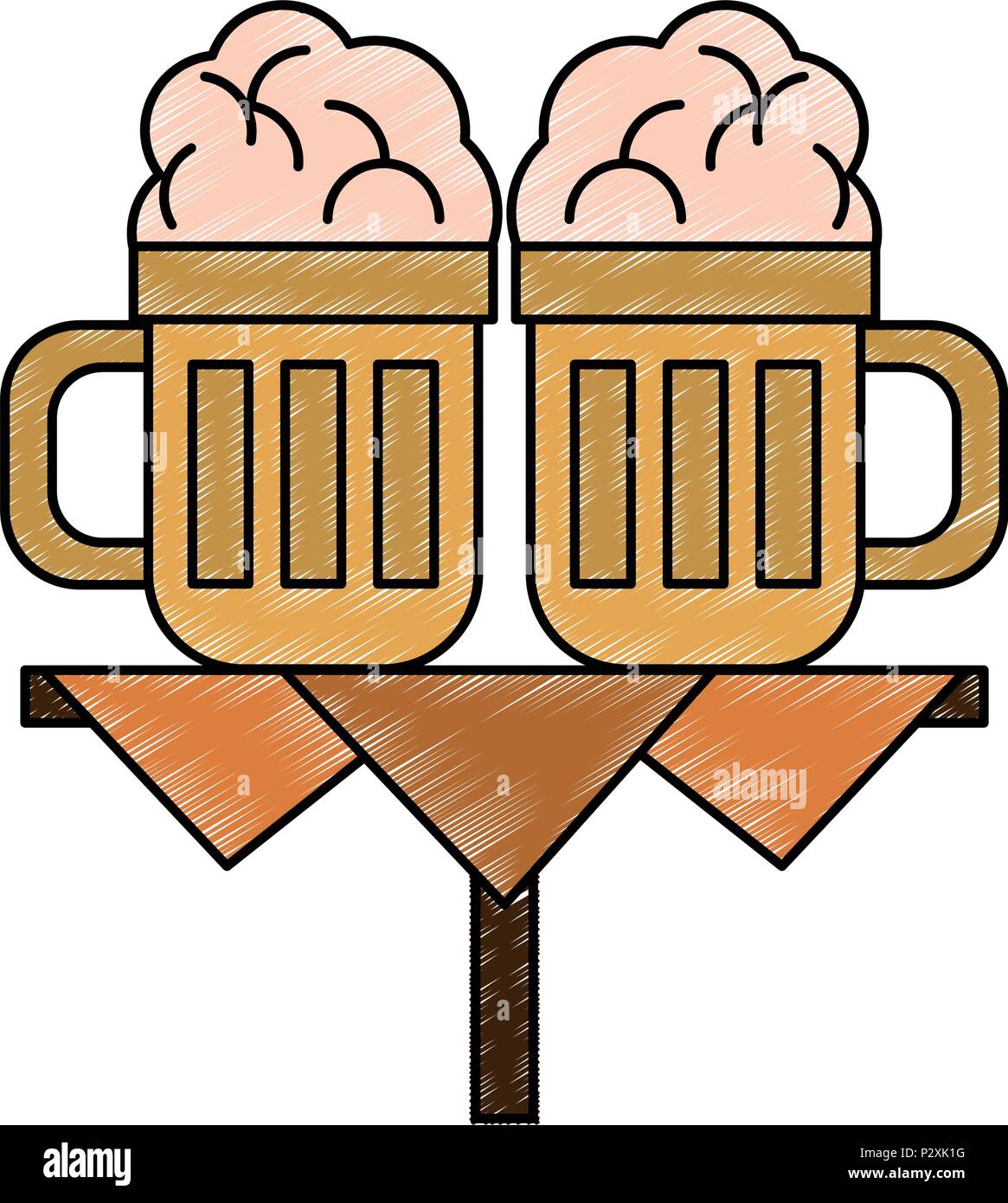 Table beers Stock Vector Images - Alamy