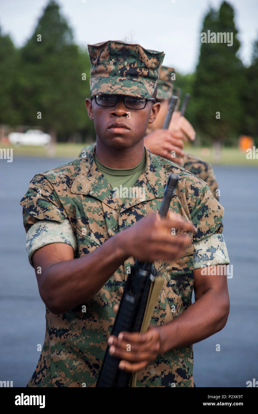 Candidates with India Company, Officer Candidate School (OCS), are ...