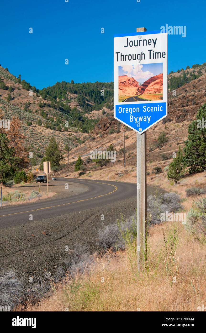 Journey through time oregon scenic byway hi-res stock photography and ...